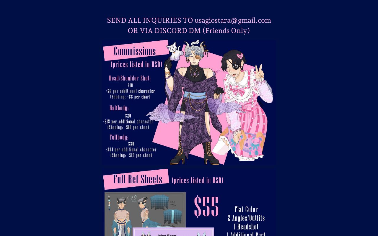 HanaDragon Commissions